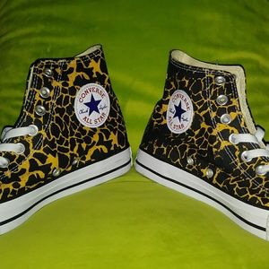 Converse | Shoes | Nwt Converse Chuck Taylor Canvas Animal Print | Poshmark